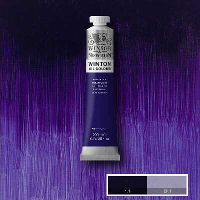 Køb Winsor & Newton - Oliemaling - Winton - Dioxazine Blue 200 Ml ...