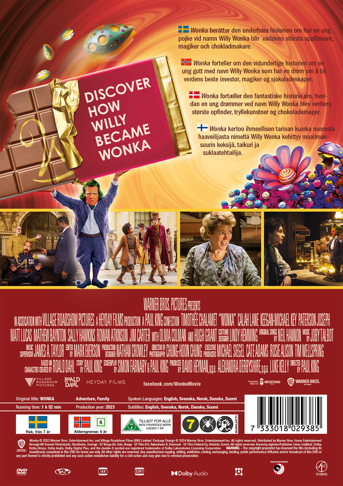 Køb Wonka - 2023 på DVD - film - Gucca.dk