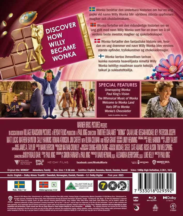 Køb Wonka - 2023 på Blu-Ray - film - Gucca.dk