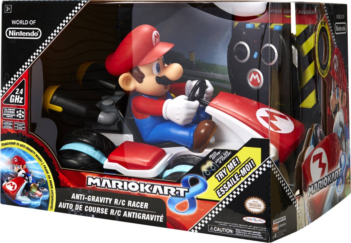 Køb Mario Kart Fjernstyret Racerbil - Mini Rc Racer - World Of Nintendo ...