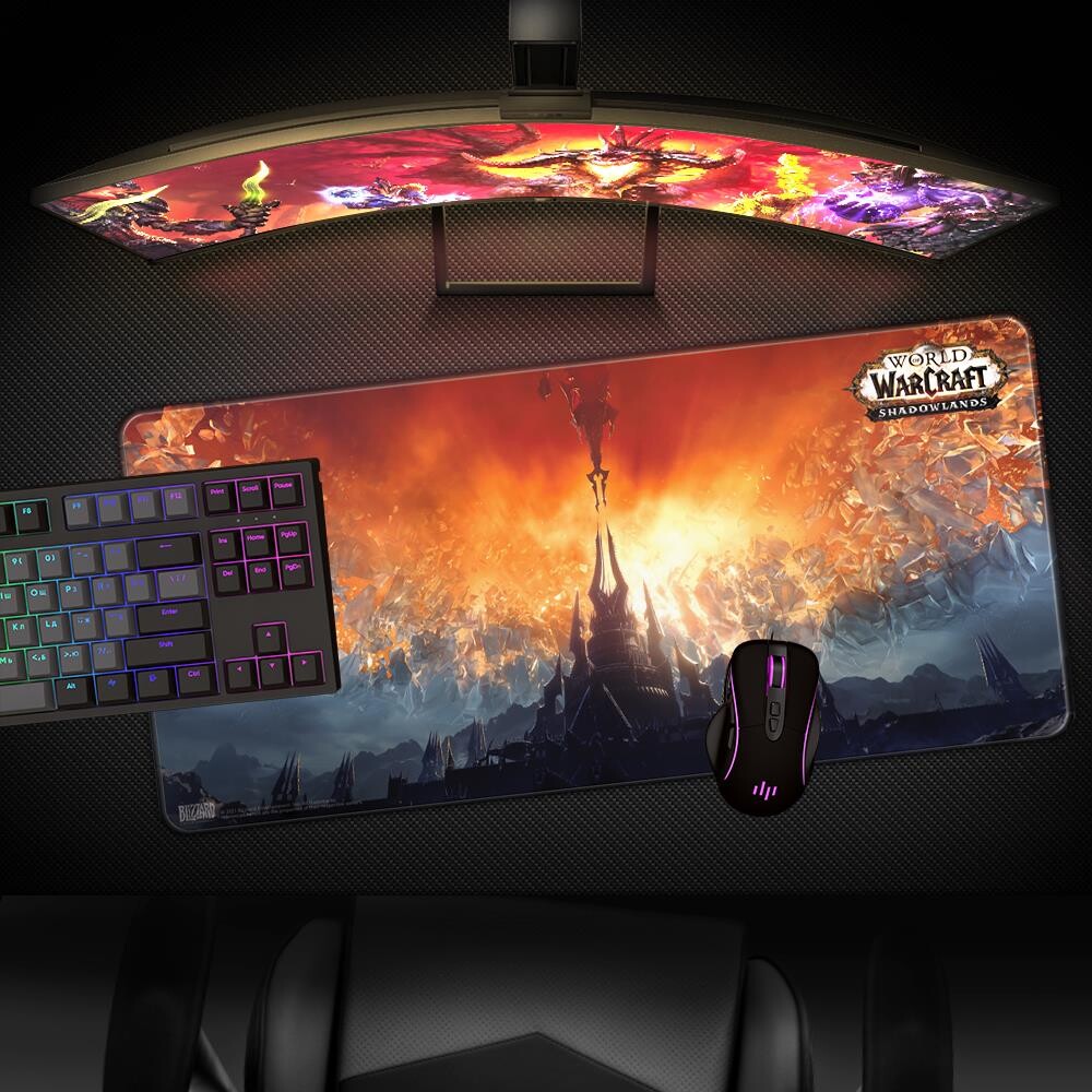 World Of Warcraft - Desk Mat - Shattered Sky - 90x42 Cm | Se tilbud og ...