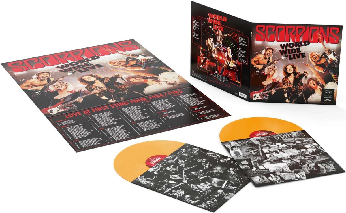 Køb Scorpions - World Wide Live - Coloured Edition på Vinyl LP - album ...
