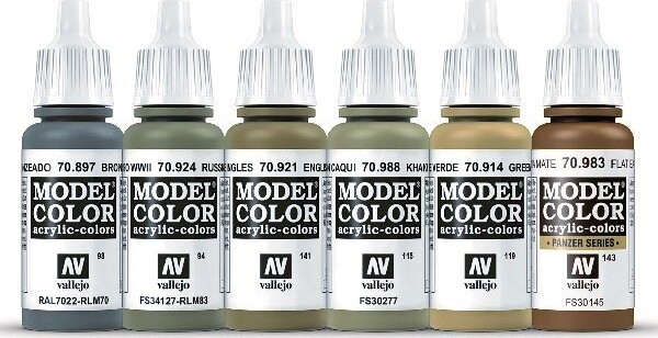 Køb Vallejo - Wwii Paint Set - British Armour & Infantry 6X17 Ml ...
