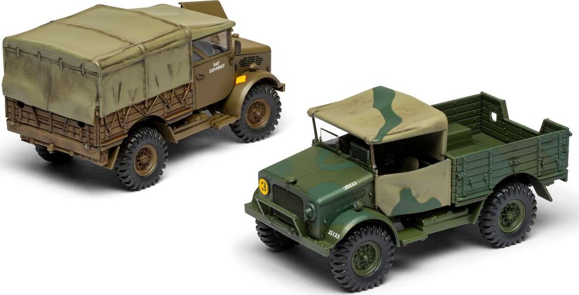 Airfix - Wwii Raf 15-cwt 4x2 G.s. Truck Byggesæt - 1:48 - A03313a | Se tilbud og køb på Gucca.dk