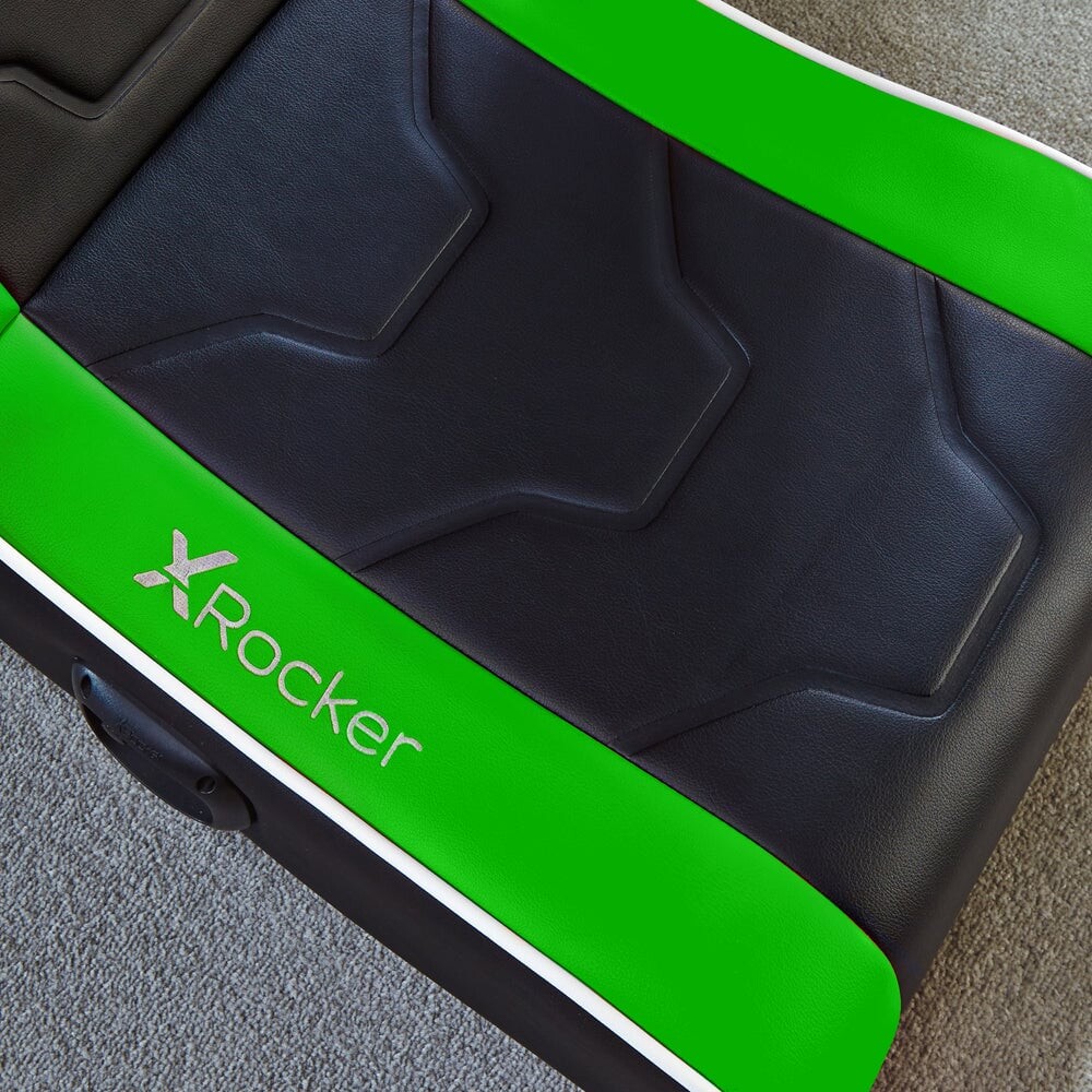 X Rocker - Gaming Gulvstol - Shadow 2.0 Floor Rocker - Grøn | Se tilbud ...