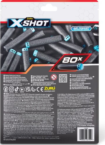 Køb Zuru X Shot - 200 Skud - Refill Darts - Gucca.dk