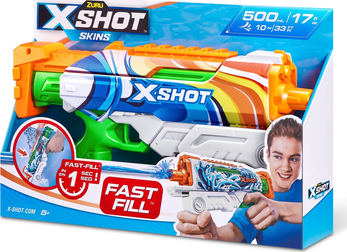 Zuru X-shot - Skins Fast Fill Vand Blaster - 500 Ml | Se tilbud og køb ...