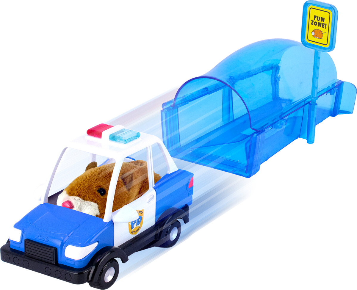 Zhu Zhu Pets - Zhu Zhu City Politibil Legesæt - Z10341 | Se tilbud og køb på Gucca.dk